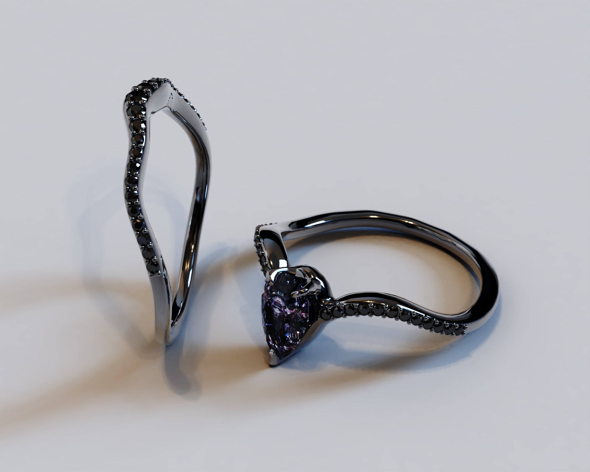 Alexandrite Engagement Ring - Vidar Boutique